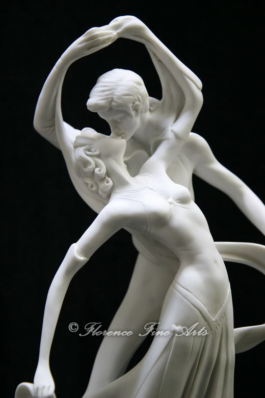 Romantic Couple Kiss Dancer Dance Statue Sculpture Figurine Made In