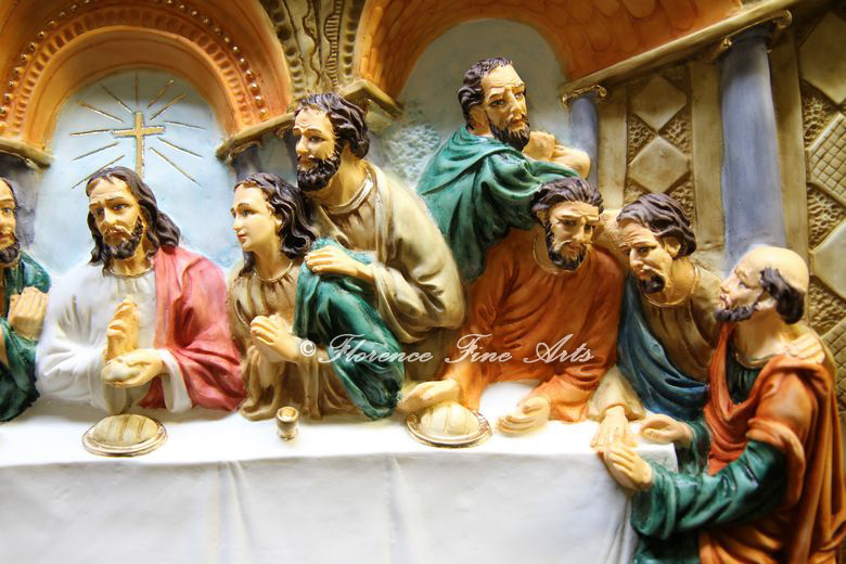 The Last Supper Jesus Wall Plate Plaque Catholic Religious Statue Made ...