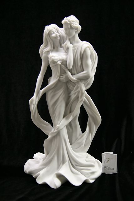 Romantic Lovely Roman Couple Italian Statue Sculpture Vittoria Made In Italy Ebay